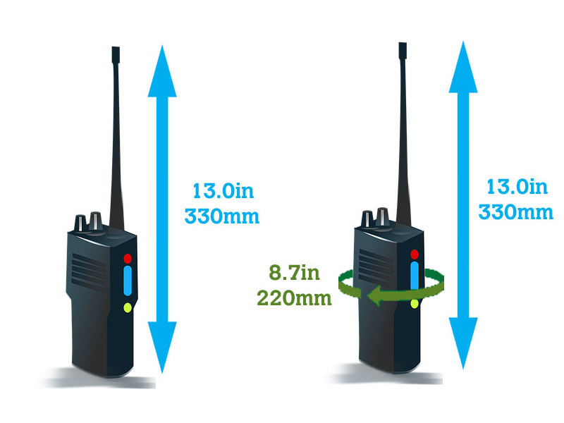 TrailProof VHF PRO Case - Waterproof VHF Radio Case - Orange ...