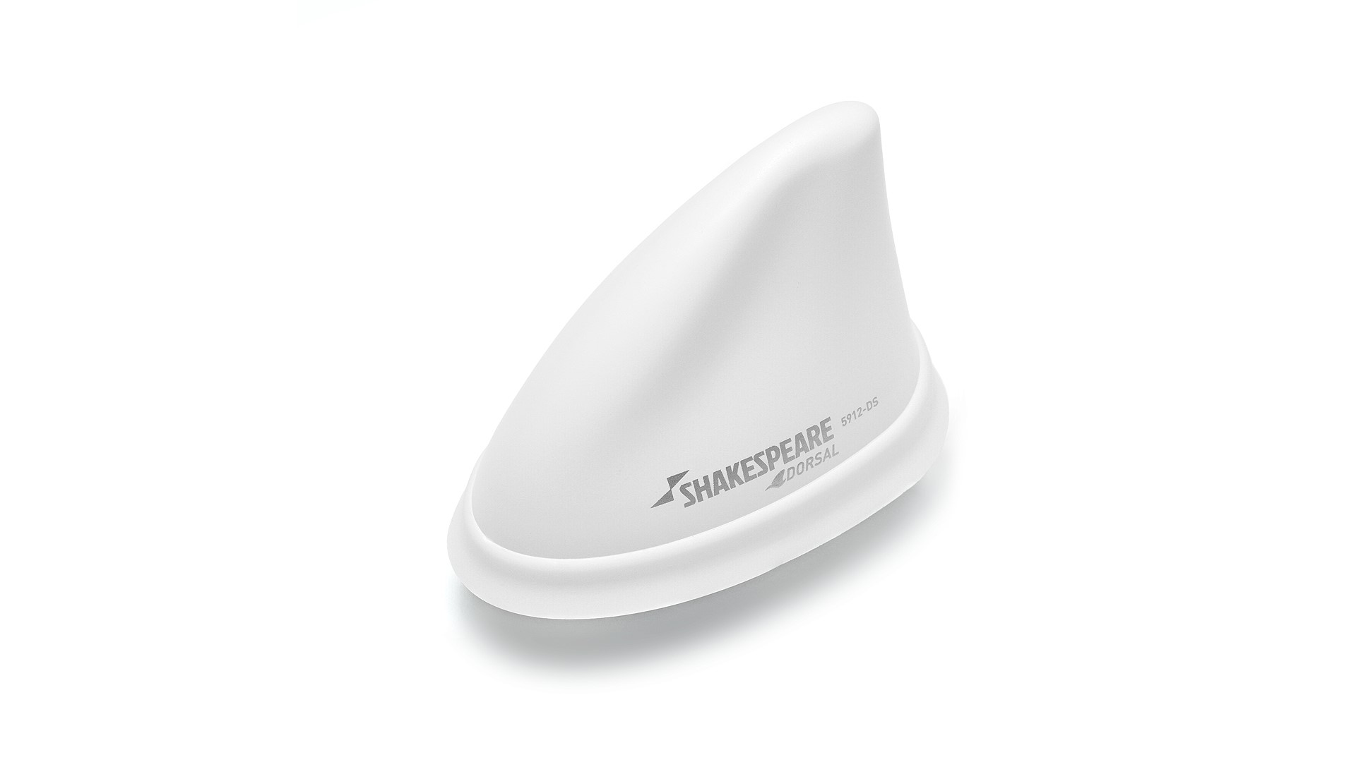5912-DS-VHF-W Dorsal Antena de VHF compacta em branco - NautiRadar ...